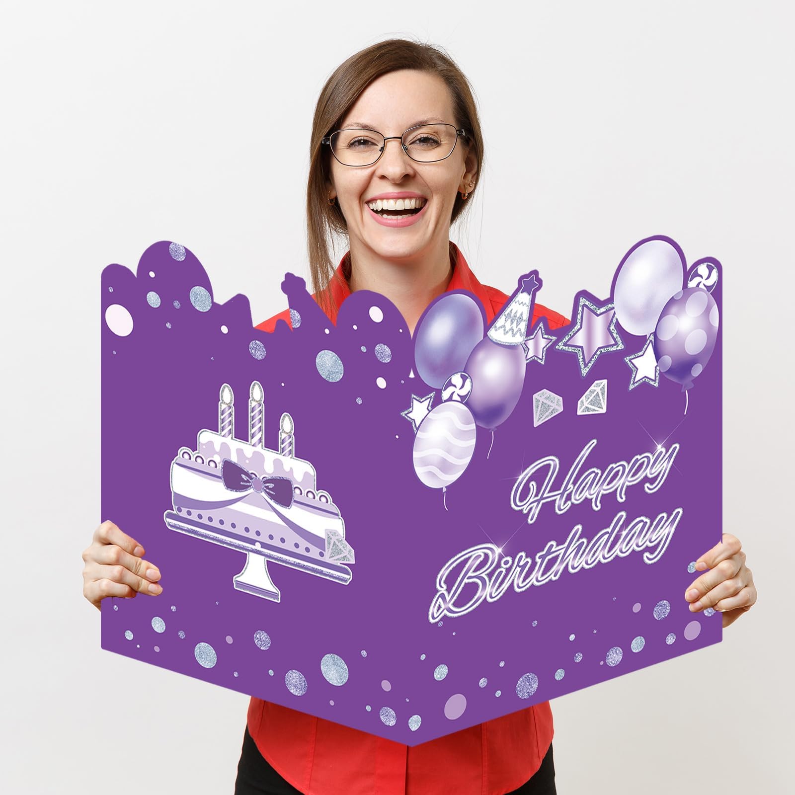 Amazon.com : Jumbo Birthday Card with Envelope - Oversized 22x14 Inch ...