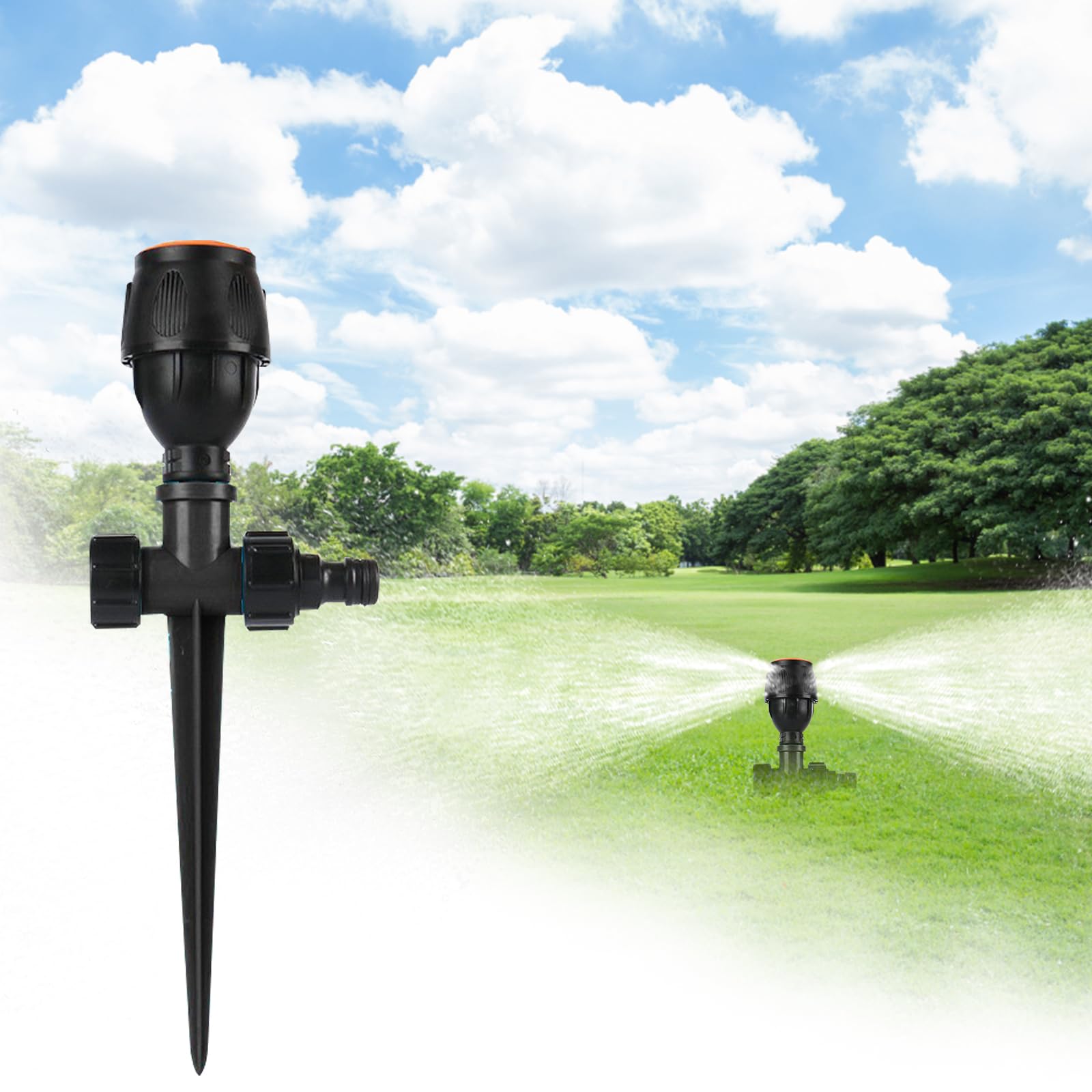 Amazon.com : Upgraded Rotating Adjustable Automatic Sprinklers ...
