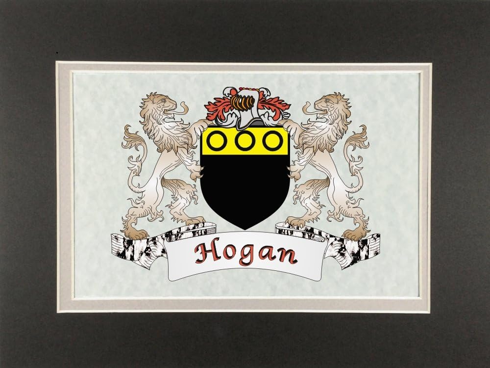 Amazon.com : Hogan Irish Coat of Arms Print - Frameable 9" x 12" : Home ...