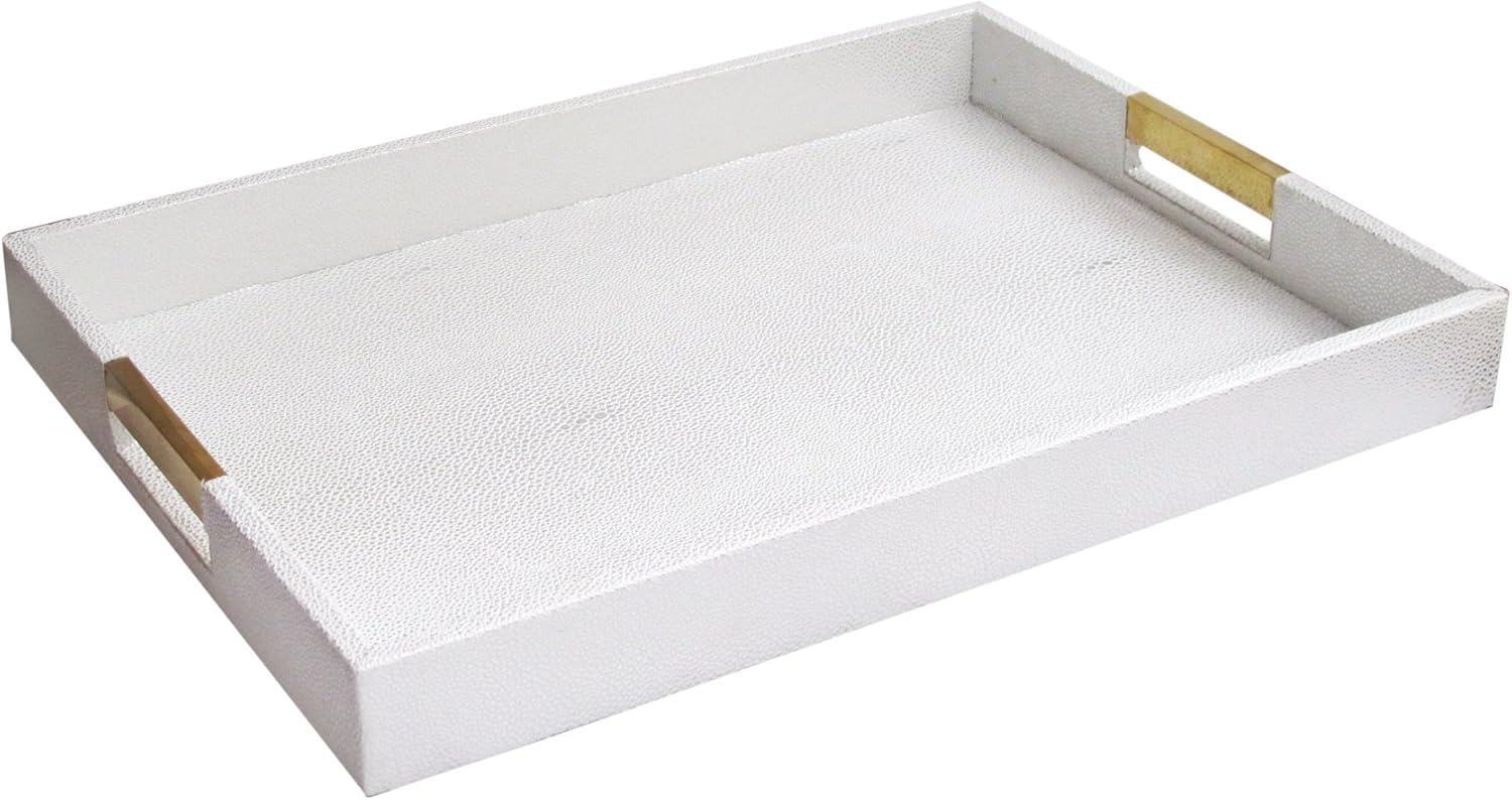 Amazon.com: American Atelier Gold Handle Serving Tray, 14" x 19" x 2 ...