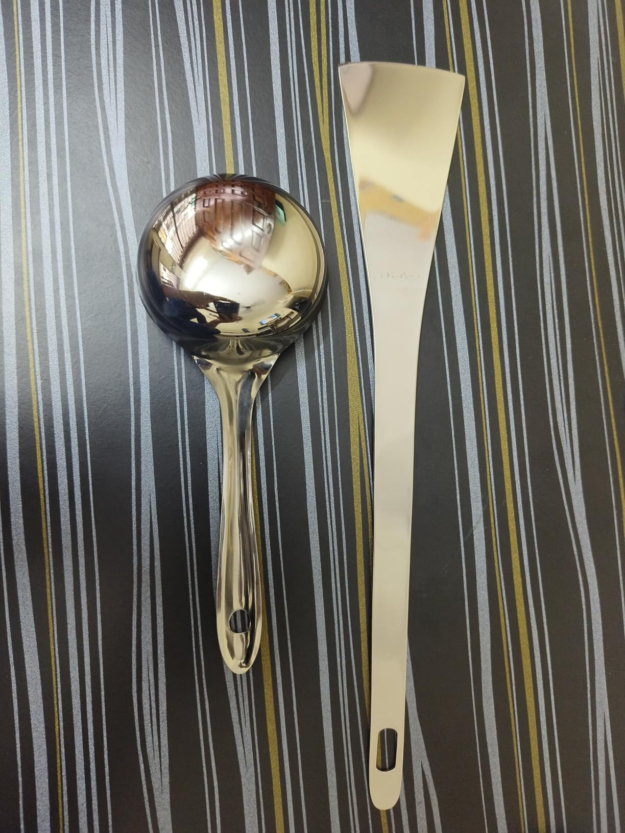 Buy Ekaarav Stainless Steel Perfect Dosa Making Spoon/Ladle_18 cm with ...