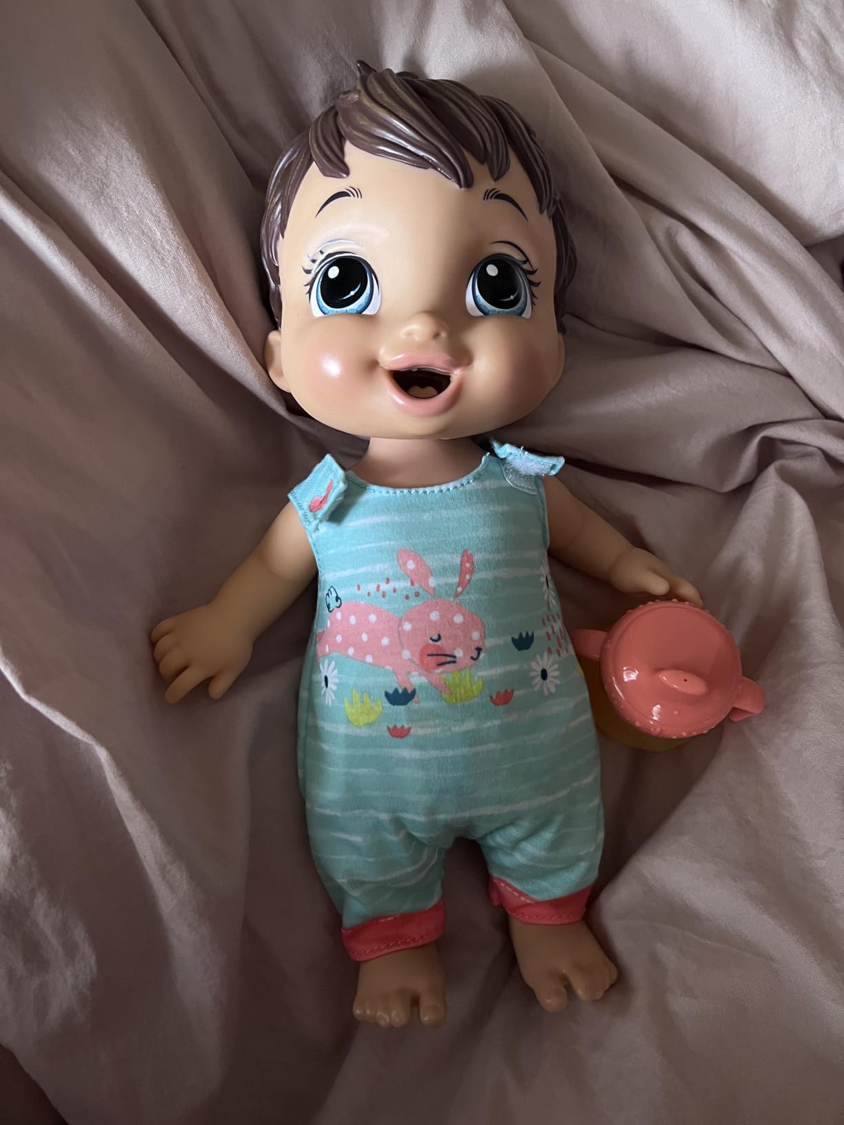 BABY ALIVE Baby Gotta Bounce Doll, Bunny Outfit, Bounces with 25+ SFX ...