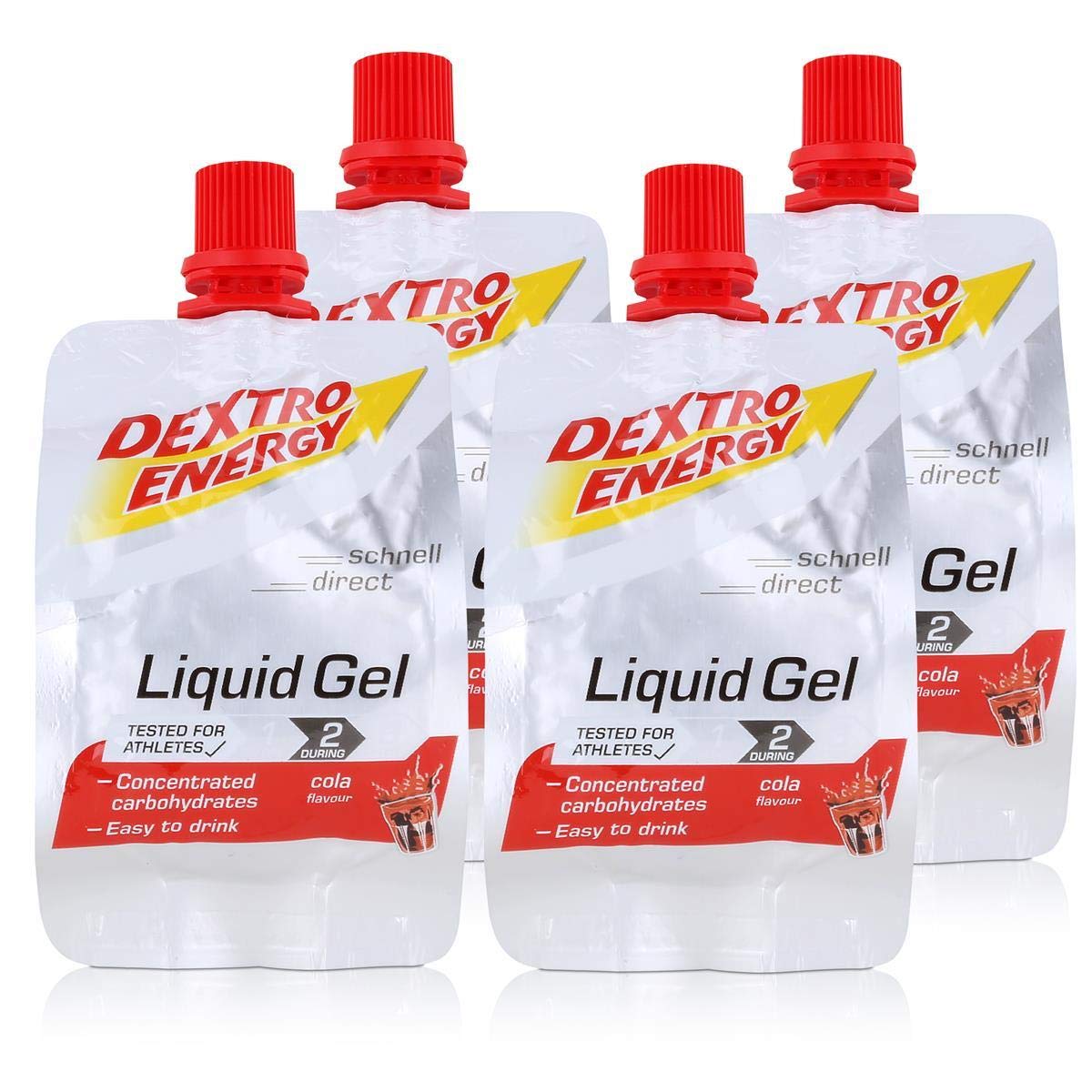 Dextro Energy Liquid Gel Cola 60ml (4er Pack) : Amazon.de: Lebensmittel ...