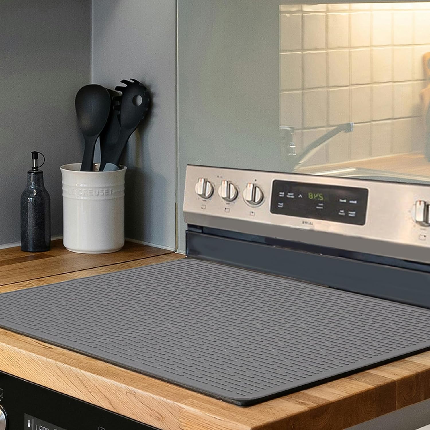 Amazon.com: LONGKING Stove Top Cover for Electric Stove - Silicone ...