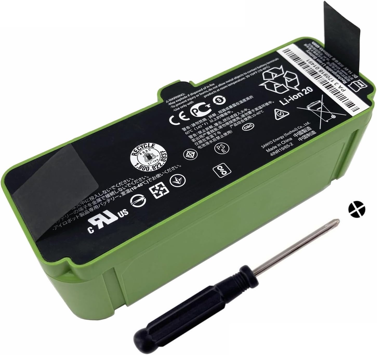 Amazon.com: IFRESEM Upgraded 48Wh Li-ion Battery 4376392 for iRobot ...