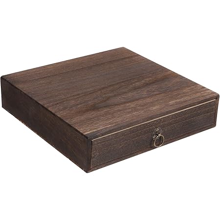 Amazon.com: Wooden Single Drawer Unit - Solid Wood Monitor Stand w ...