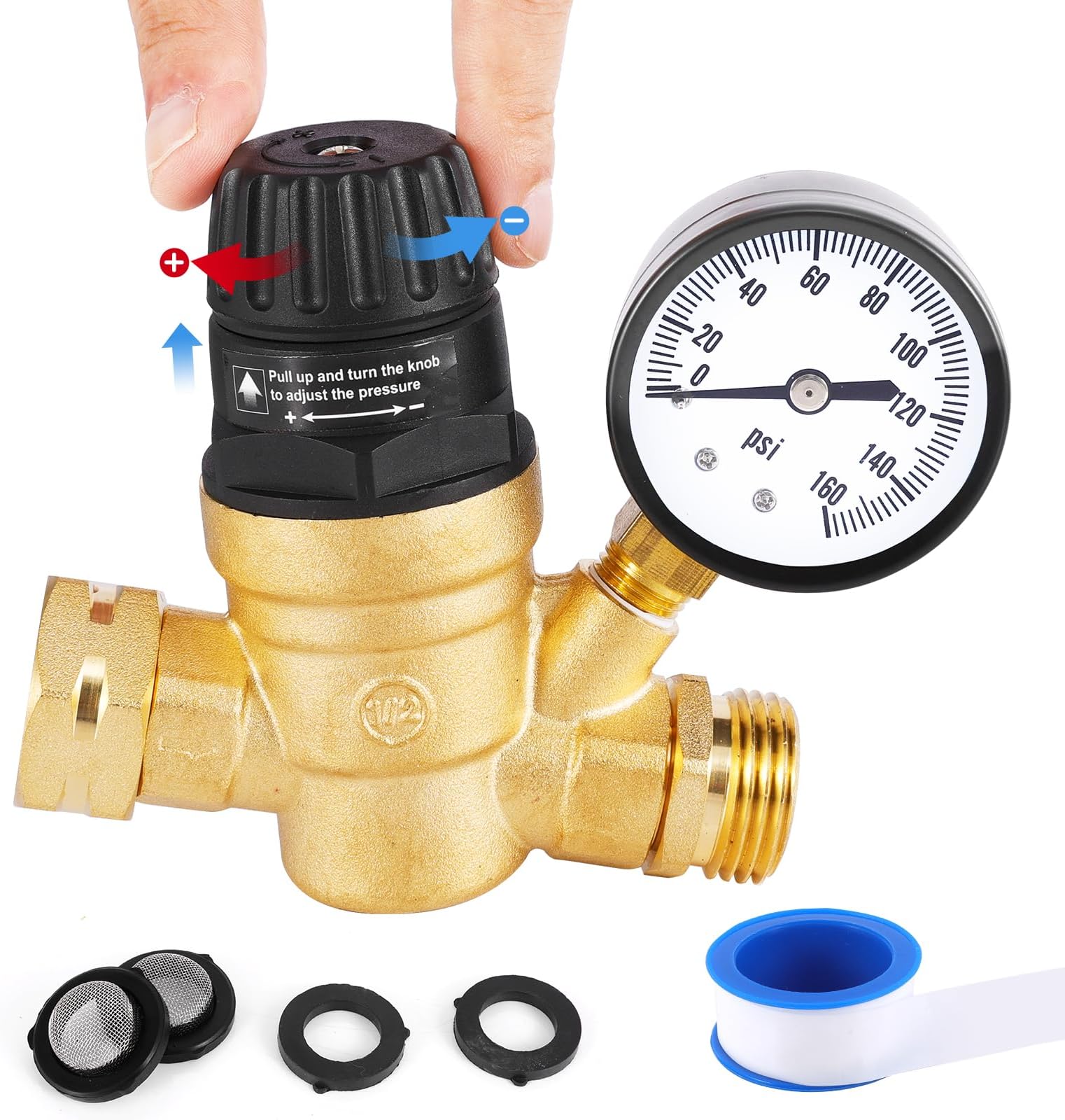 Amazon.com: RV Water Pressure Regulator,Water Pressure Regulator for RV ...