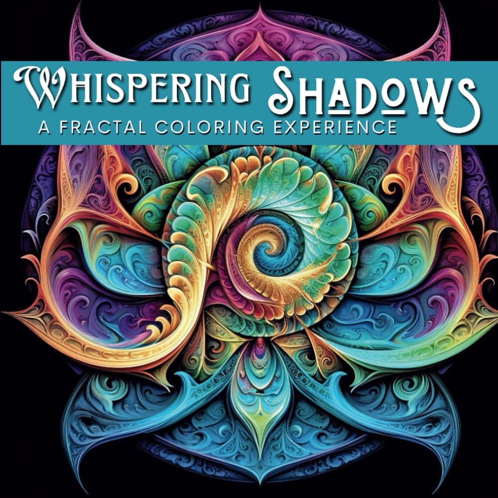 Whispering Shadows: Greyscale Fractal Coloring Experience: Arts ...