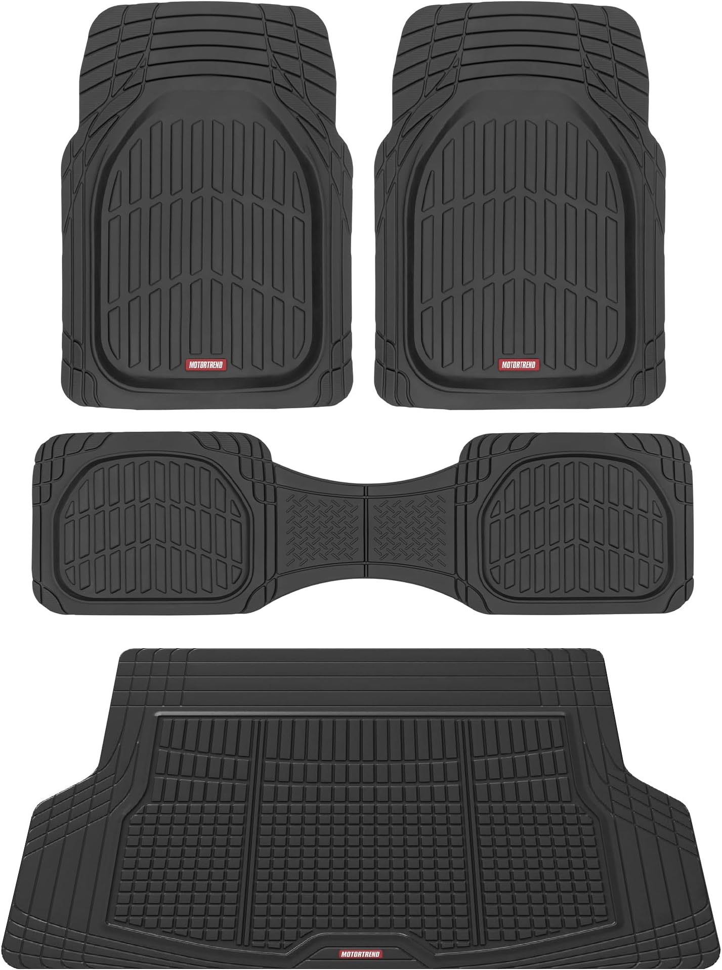 Amazon.com: Motor Trend FlexTough Performance All Weather Rubber Car ...