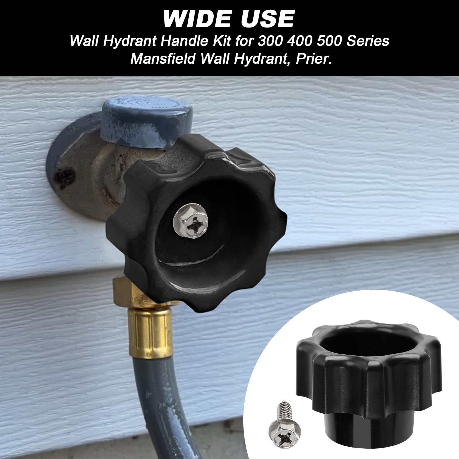 Snapklik.com : 630-7965 Wall Hydrant Handle Kit For Prier 300, 400, And ...