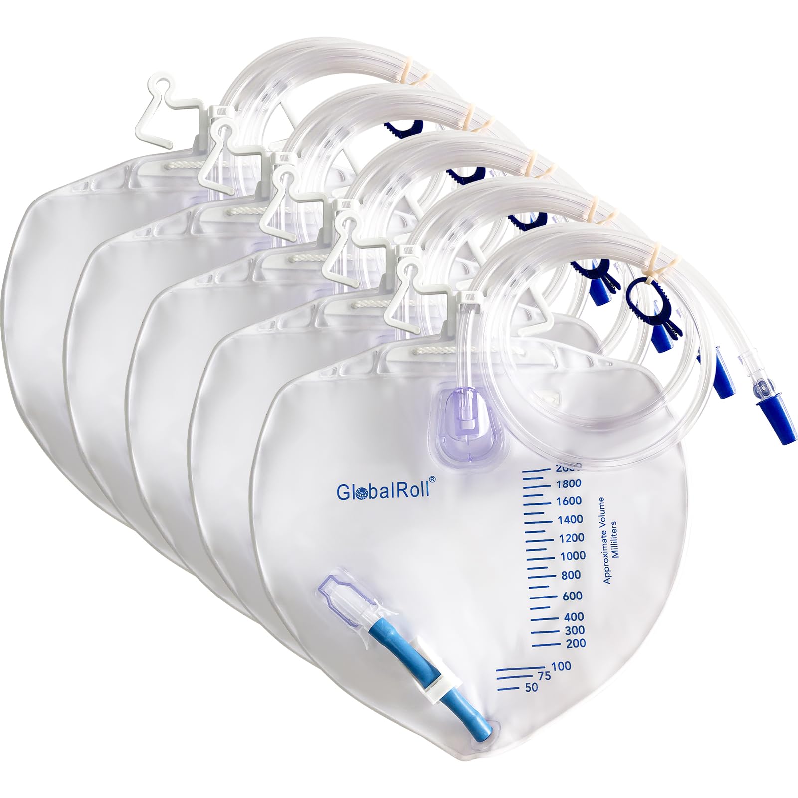 Amazon.com: GlobalRoll Urinary Drainage Bag with Anti-Reflux Chamber ...