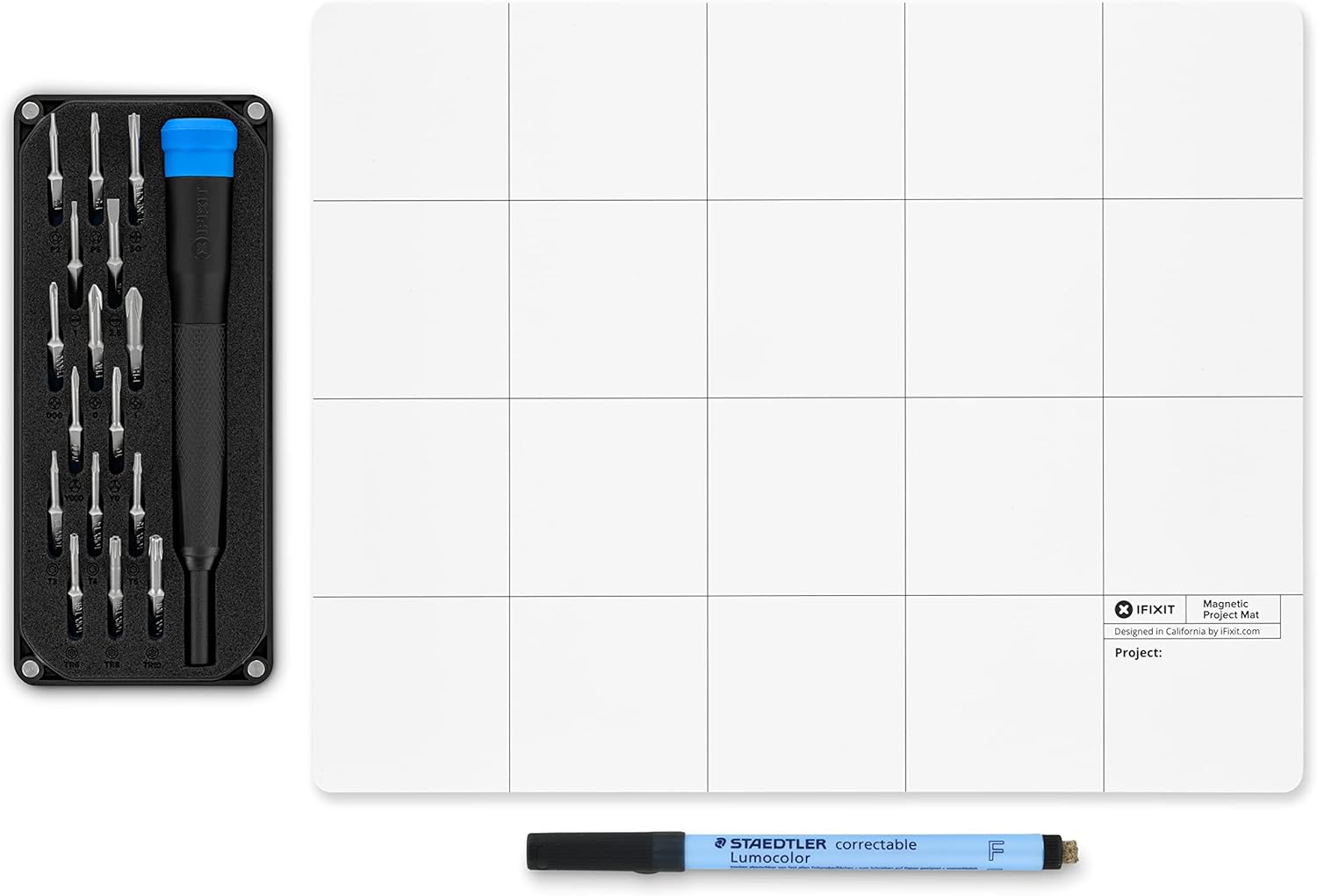 Amazon.com: iFixit Minnow Driver Kit + Magnetic Project Mat Bundle ...