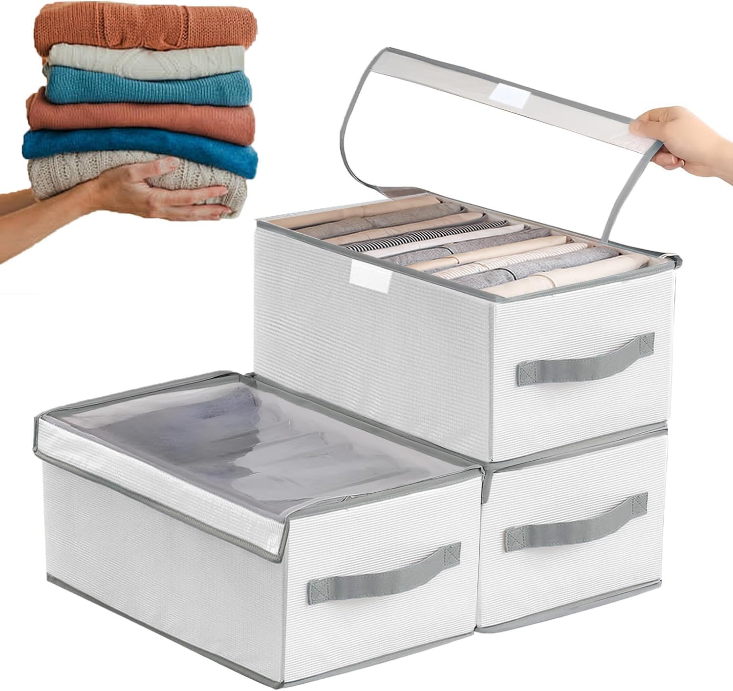 Organizador de Ropa para Closet 3 Piezas, Organizadores de Cajones Ropa ...