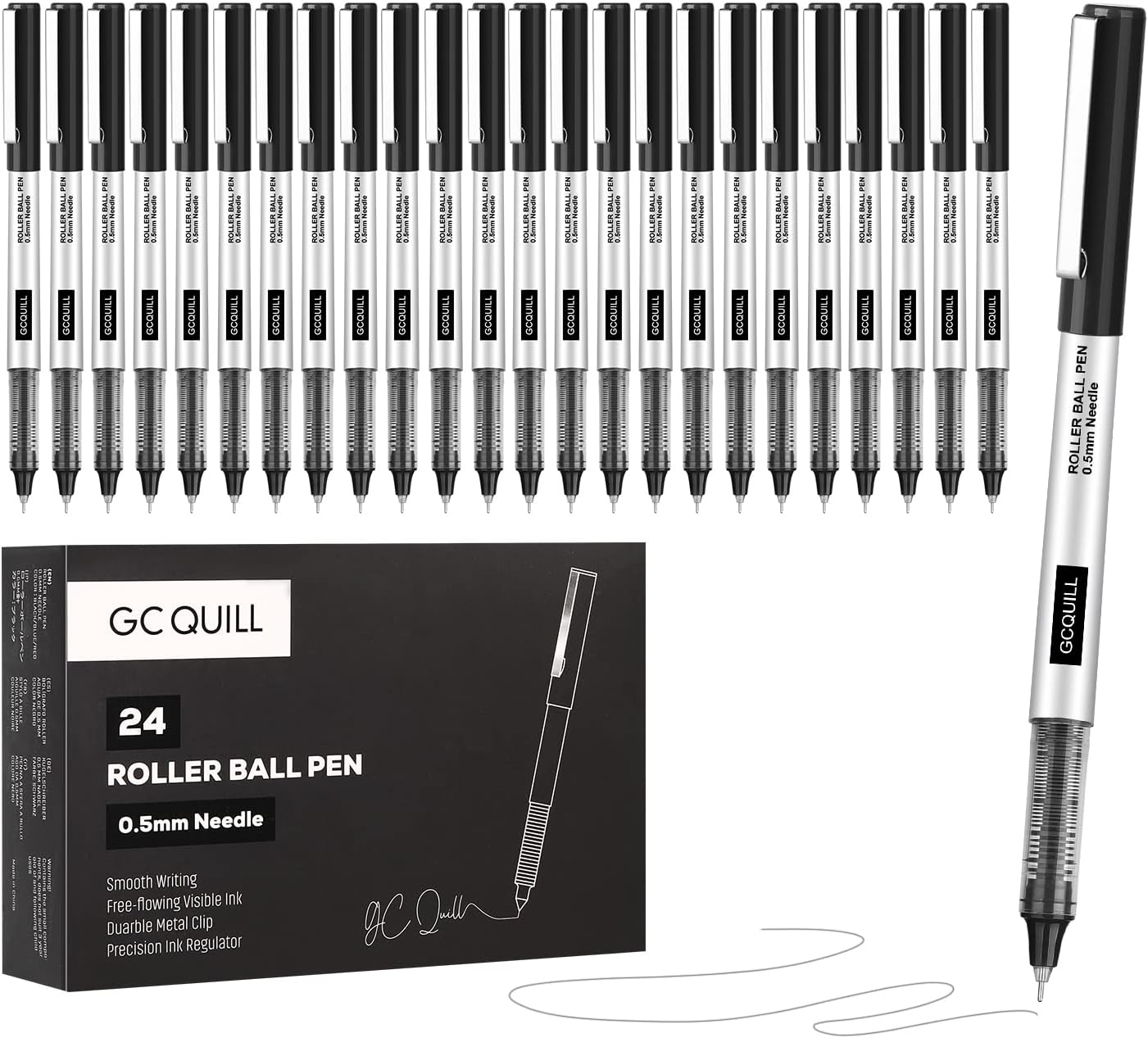 Amazon.com: Pentel Rolling Writer Rollerball Pen, 4MM Medium Tip ...