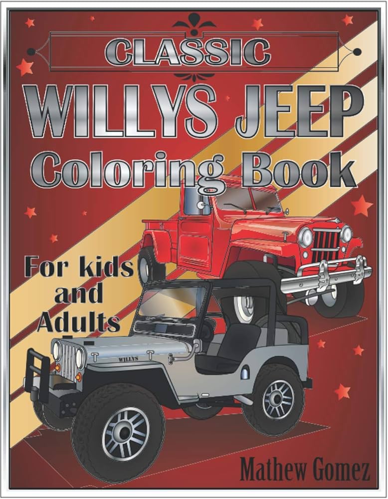 free jeep coloring pages