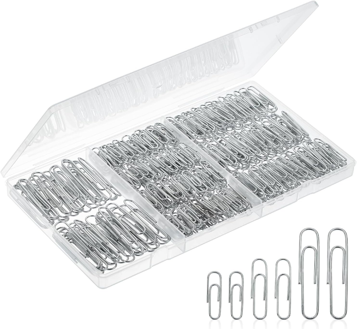 Amazon.com : Mr. Pen Paper Clips - 450 Pack Assorted Sizes, Silver ...