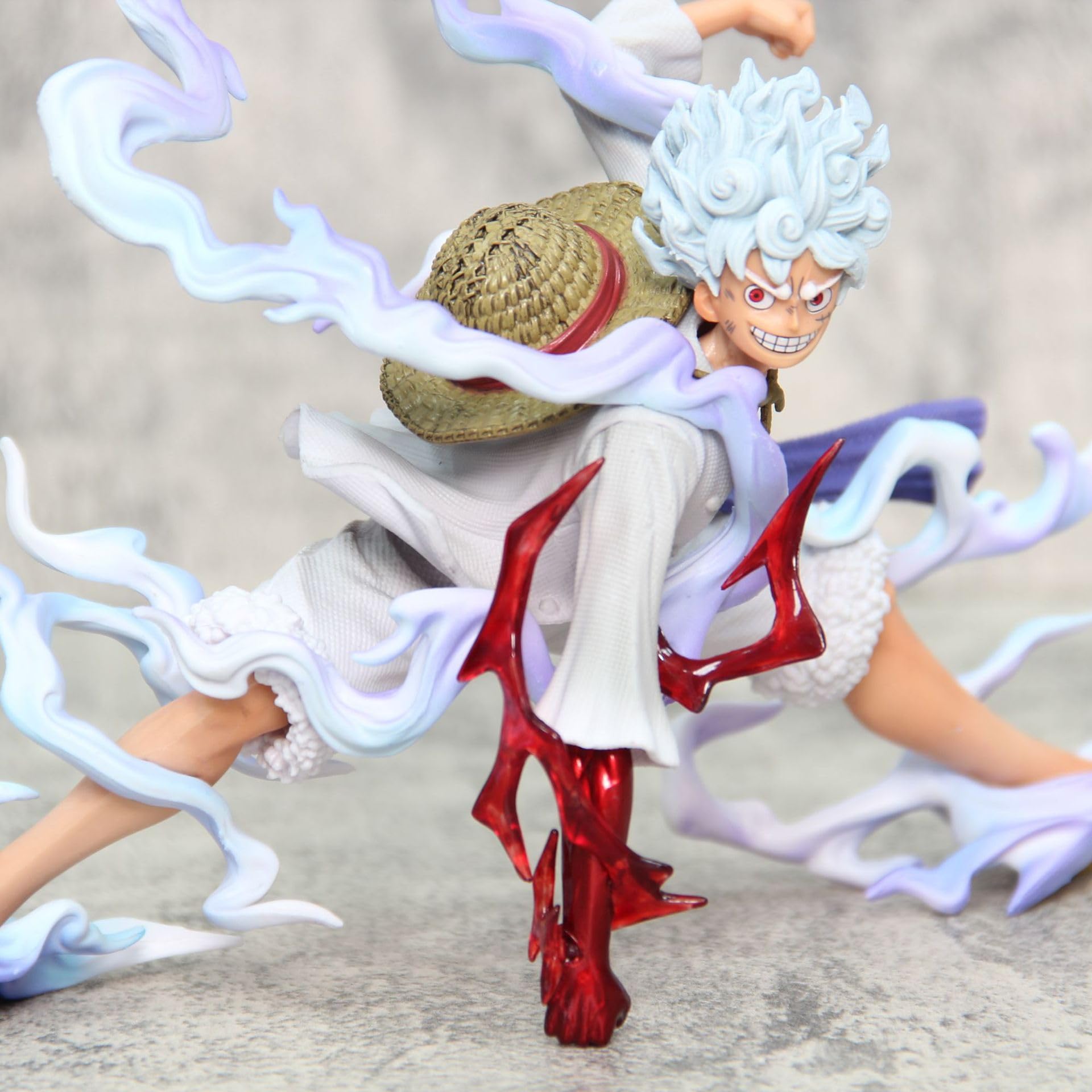 Anime Manga Action Figuras Onepieces Monkey D Luffy Gear 5 Figure: Buy ...