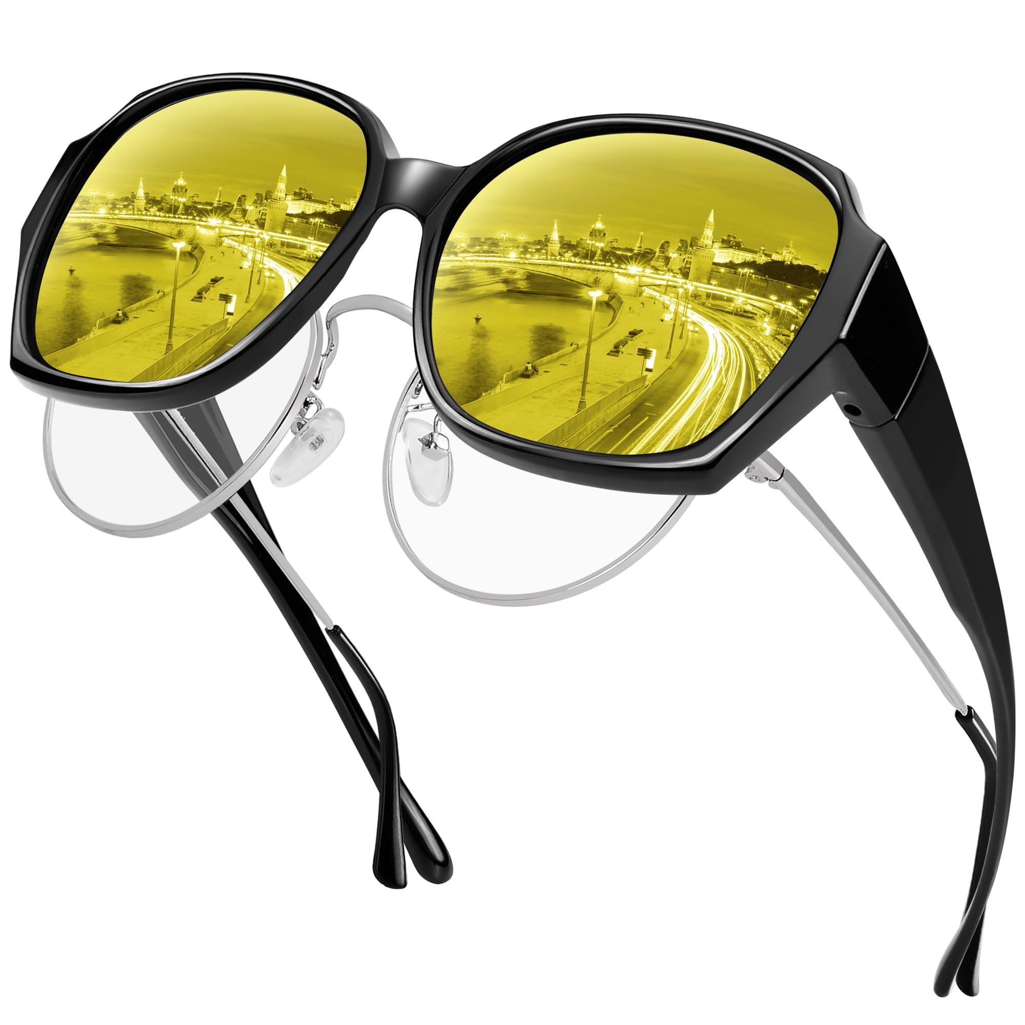 Snapklik.com : URUMQI Night Vision Driving Glasses For Women Men