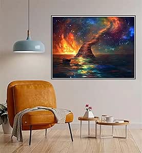 Malen Nach Zahlen Erwachsene Traum Malen Nach Zahlen Meer paint by numbers Kinder-AnfäNger, DIY ...