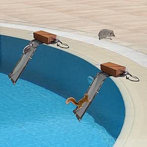Amazon.com: 2 PCS Animal Saving Escape Ramp for Pool, Frog Saver for ...