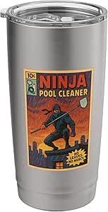 Amazon.com: Pool Cleaner Ninja Comic Book Cover Style Cool Manager ...