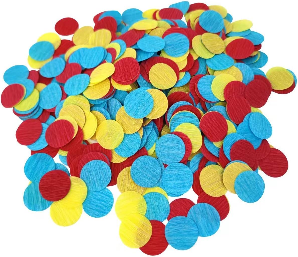 Amazon.com: Mybbshower Carnival Circus Table Confetti Red Yellow and ...