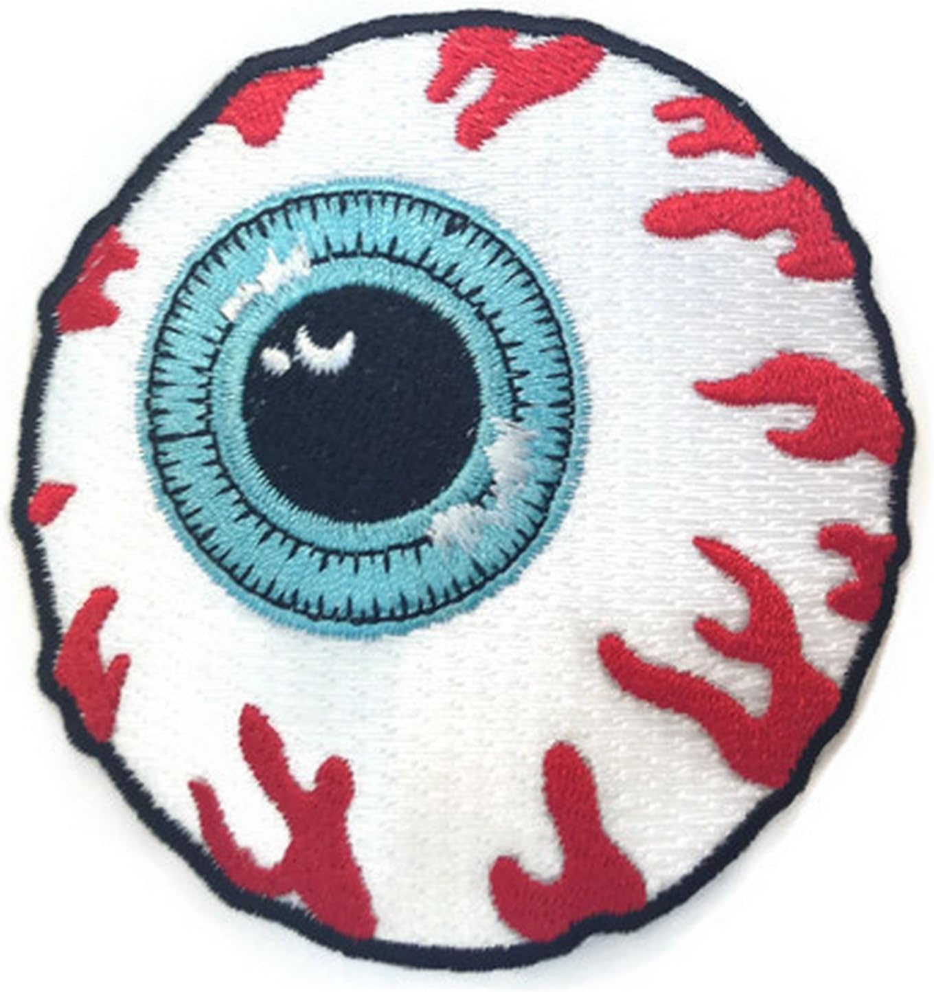 Amazon | 1 X MISHKA EYEBALL SKATEBOARD PATCHES EMBROIDERED # WITH FREE ...