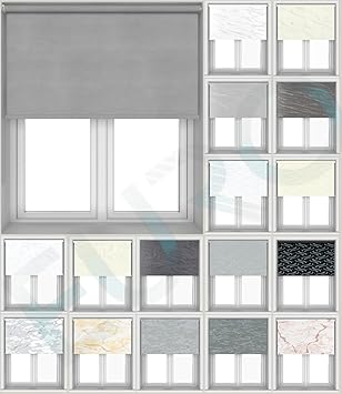 EUROBLINDS - Made To Measure Roller Blinds BLACKOUT Polyester ...