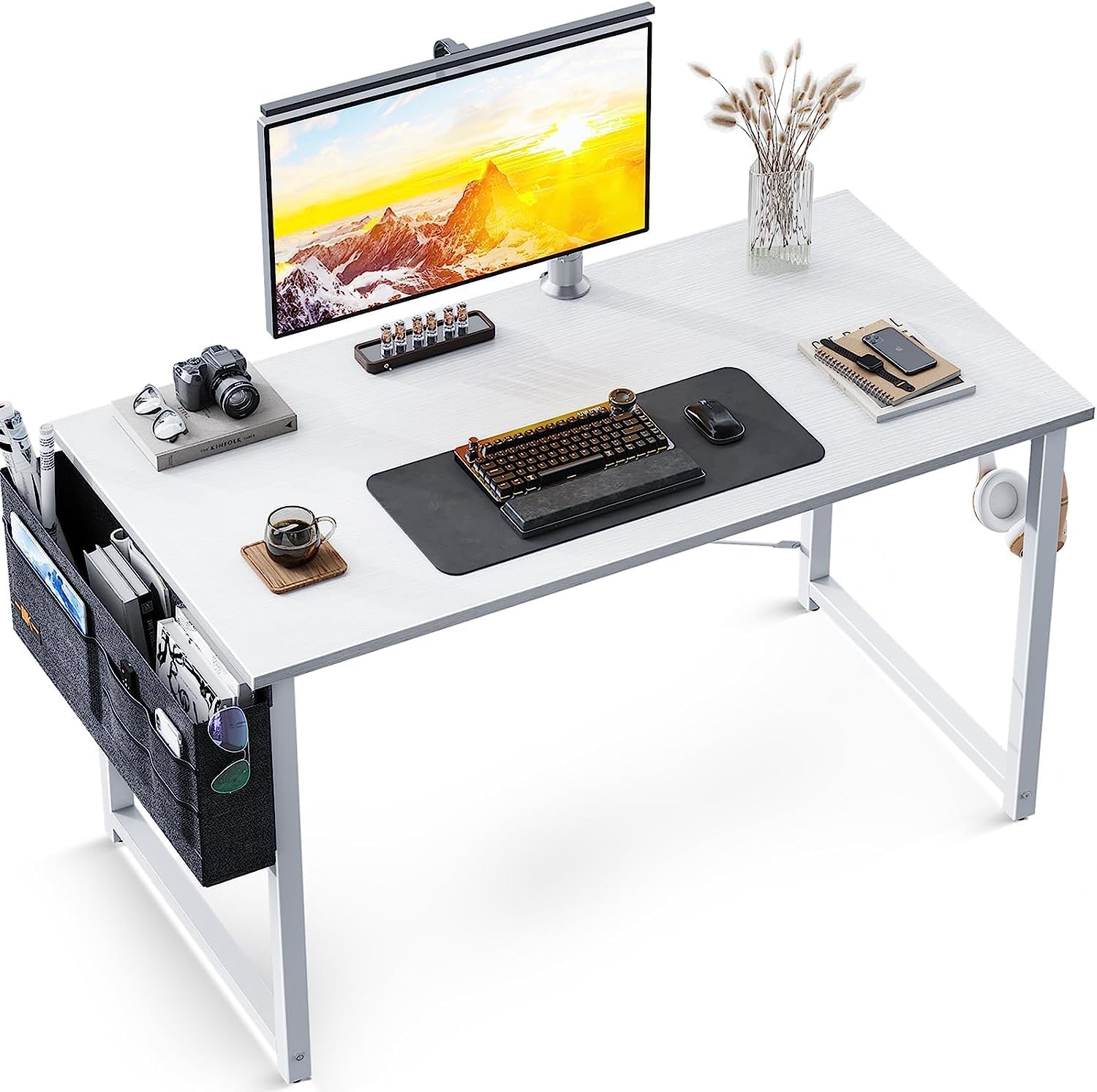 WOLTU® Schreibtisch TSG20hei Computertisch Bürotisch Arbeitstisch PC ...
