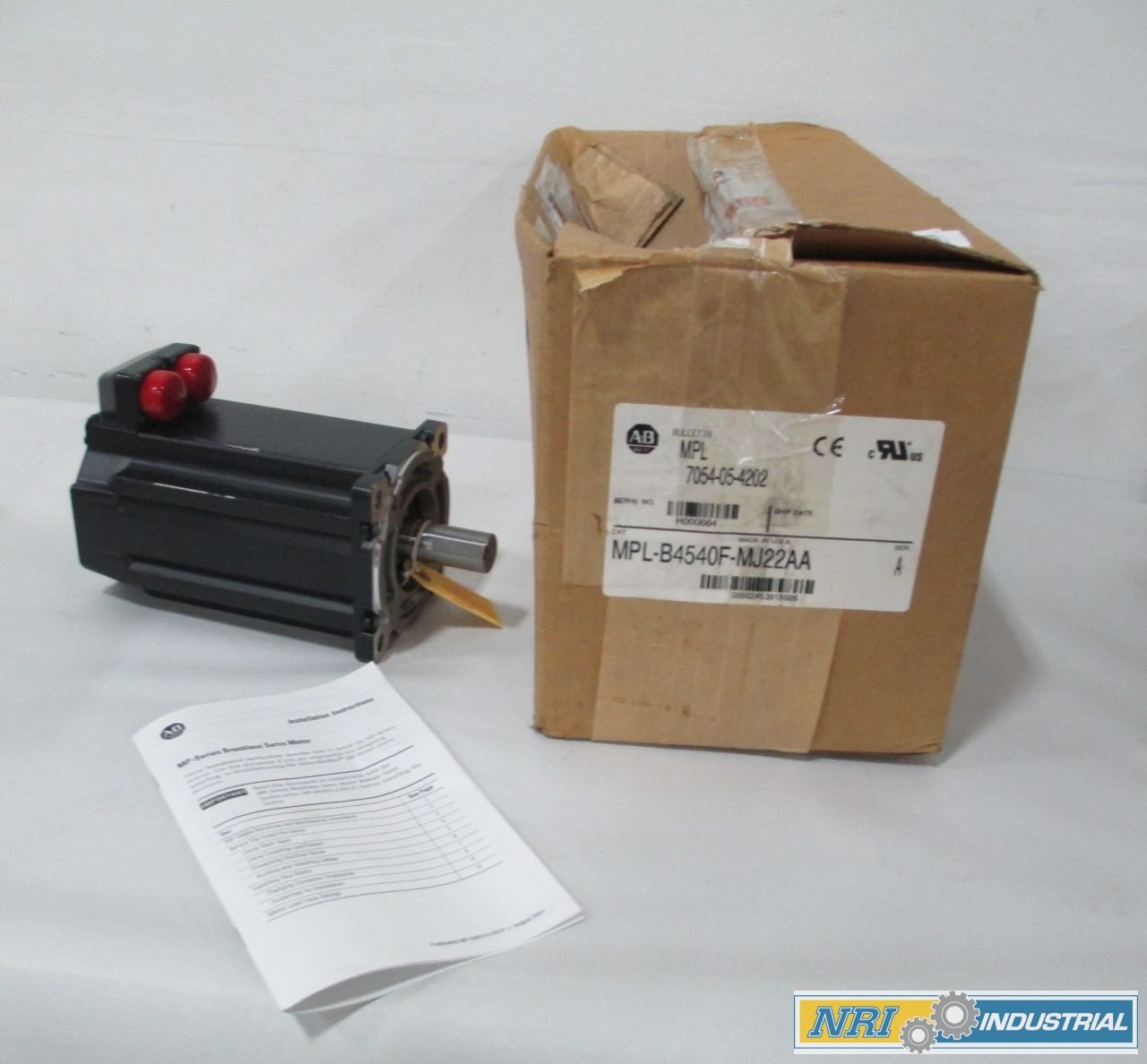 NEW ALLEN BRADLEY MPL-B4540F-MJ22AA MOTOR 9.1A AMP 3.0KW 90LB-IN SERVO ...
