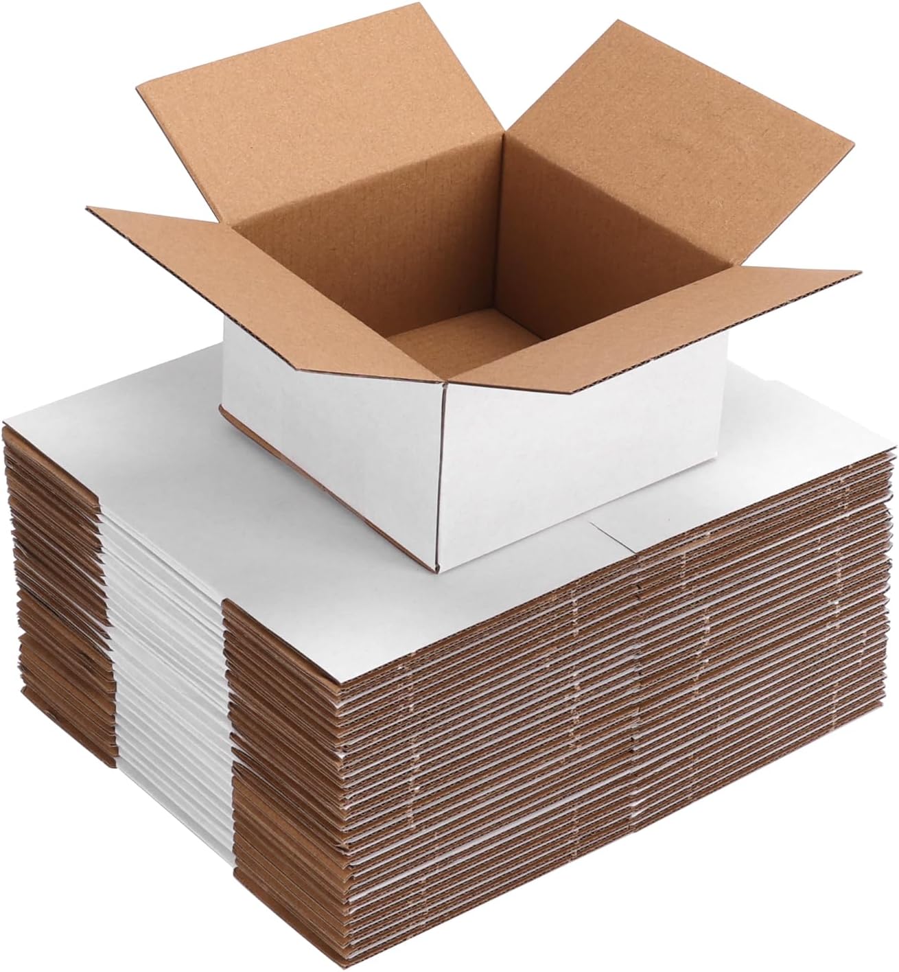 Amazon.com: Wtrgas 30 Pack Small Shipping Boxes 5x5x3 Inches, White ...