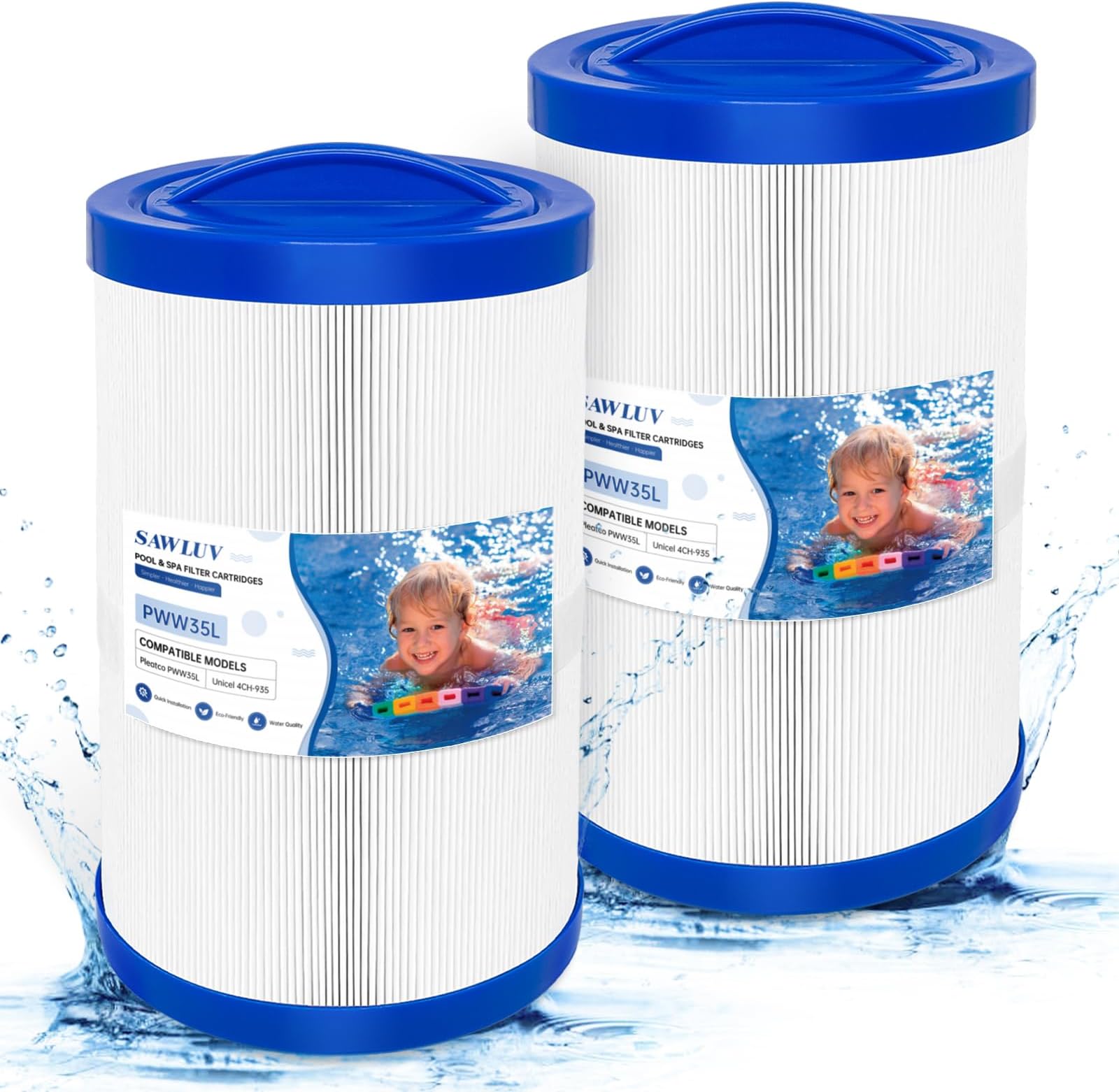 Amazon.com : DAYEAR PWW35L Spa Filter Cartridge Replaces 4CH-935,PWW35L ...
