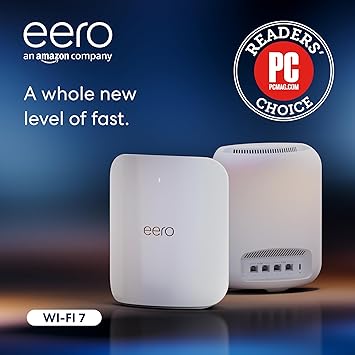 Amazon eero Max 7 mesh wifi router | 10 Gbps Ethernet