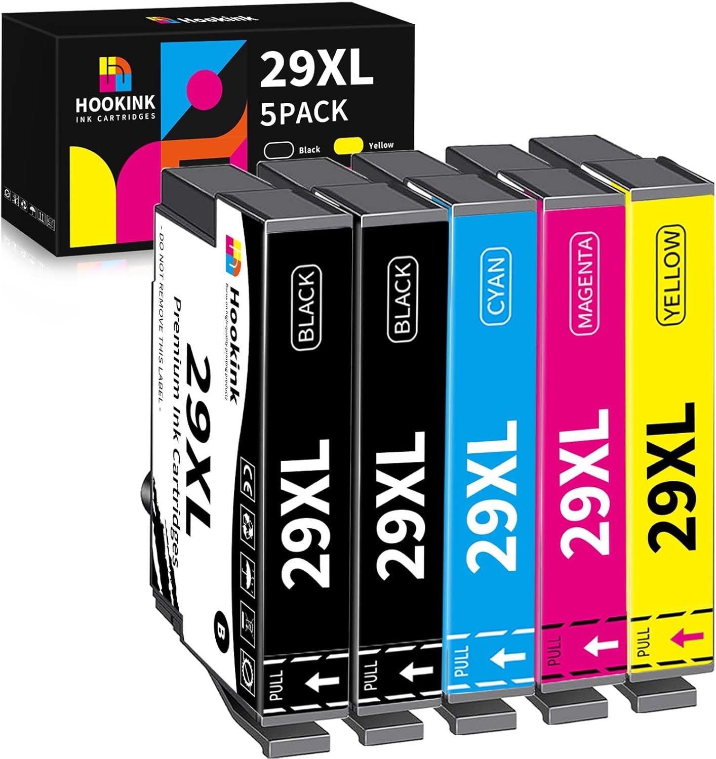 Hookink 29XL High Yield Ink Cartridge Multipack Compatible for Epson ...