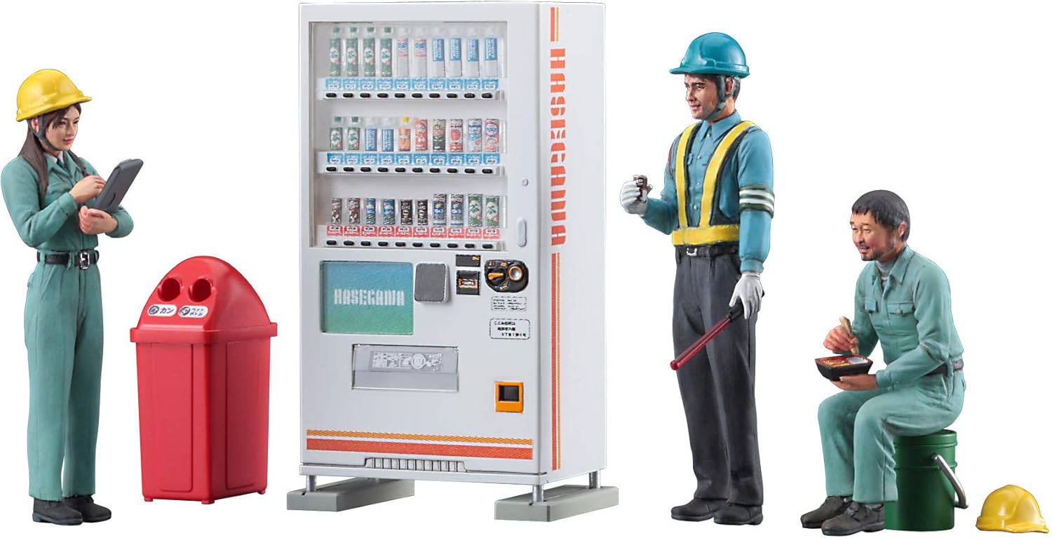 Amazon.com: Hasegawa WM06 1/35 Construction Workers Set B (3 Breaks Set ...