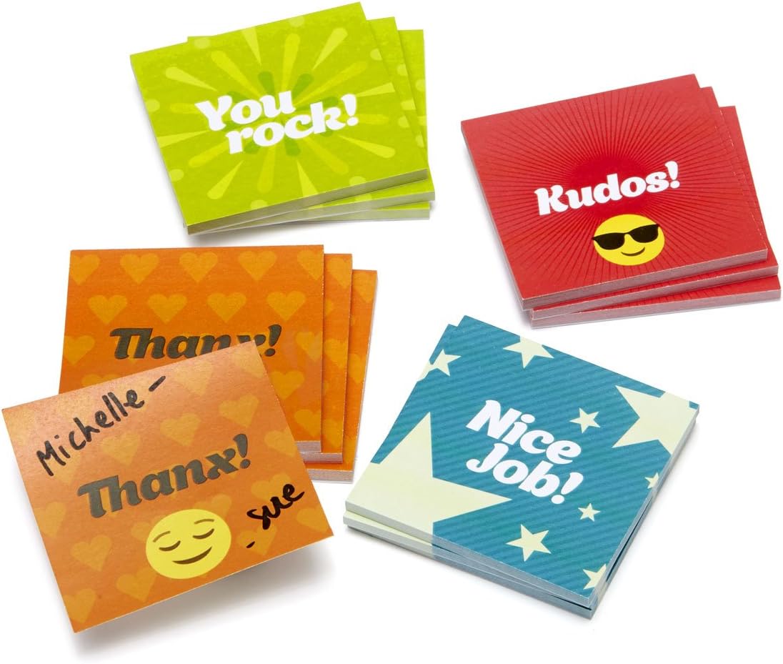 Amazon.com : Trainers Warehouse Mini Kudos Sticky Notes (Set of 12 ...