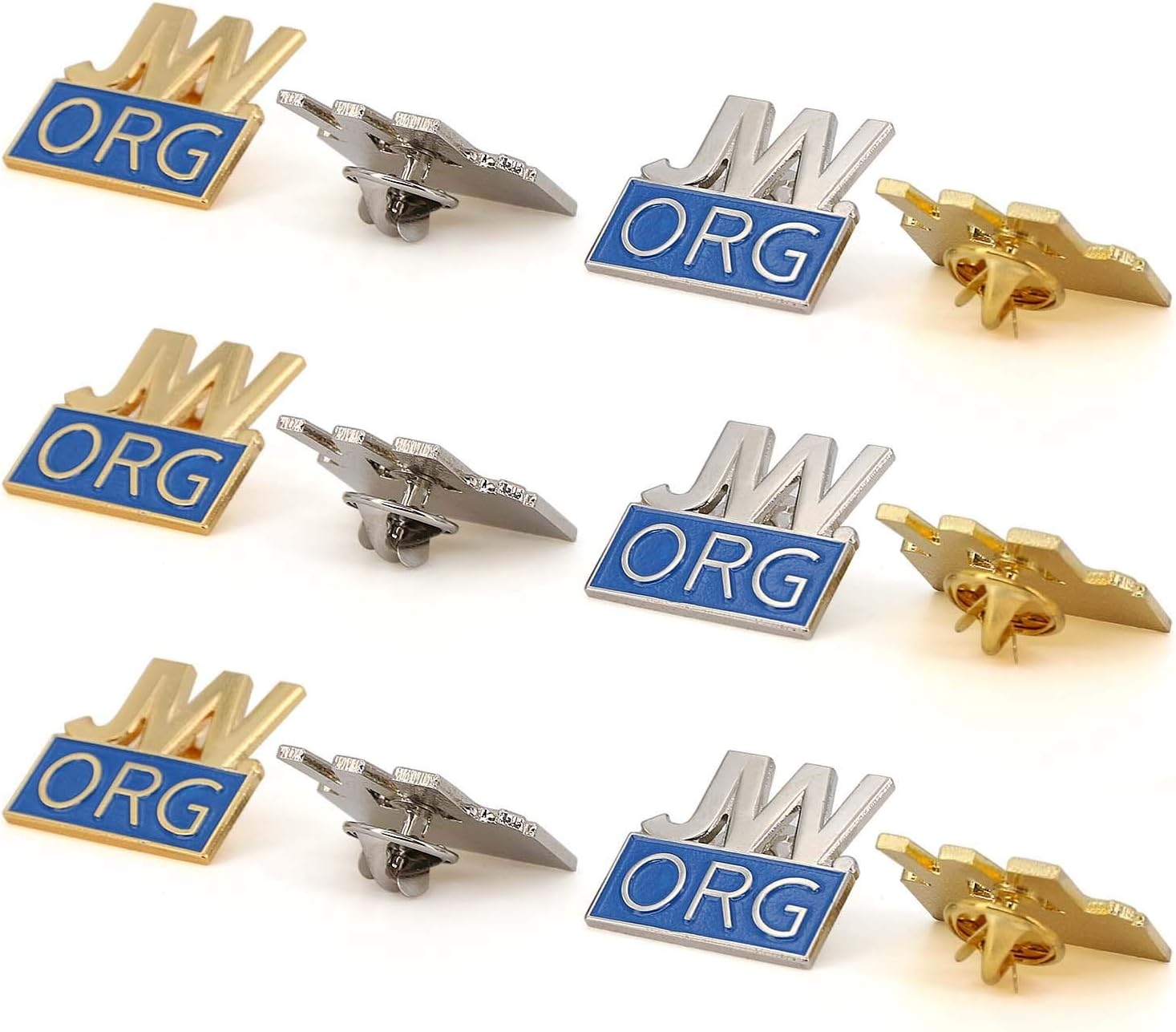 Jw.org Pins-1 Inch Solid Metal Pins- Gold or Silver Toned With Jw.org Logo For Jehovah's ...