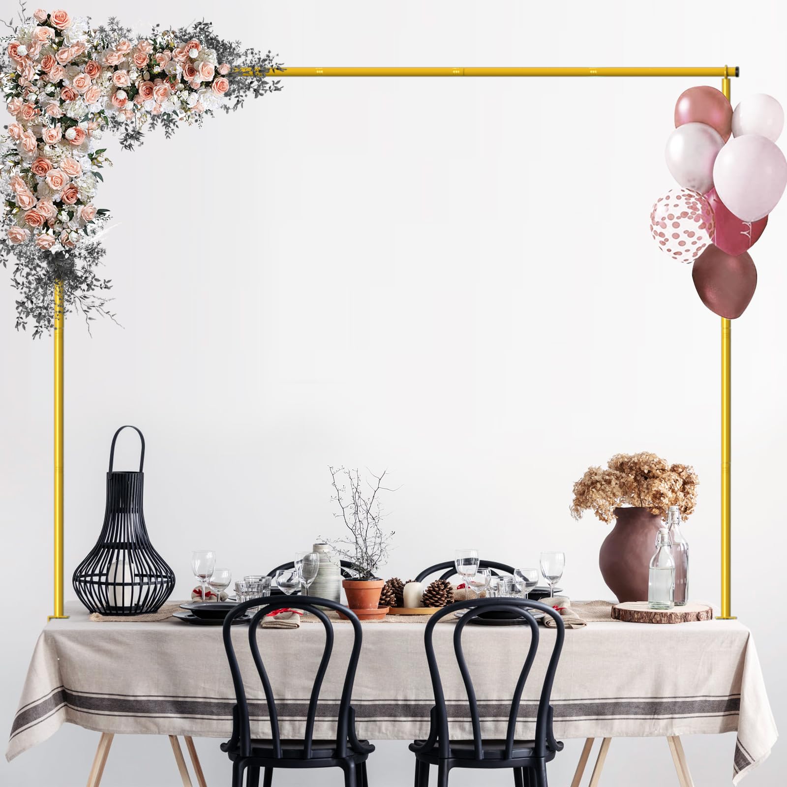 Snapklik.com : Table Arch Stand,Adjustable Over The Table Rod Stand