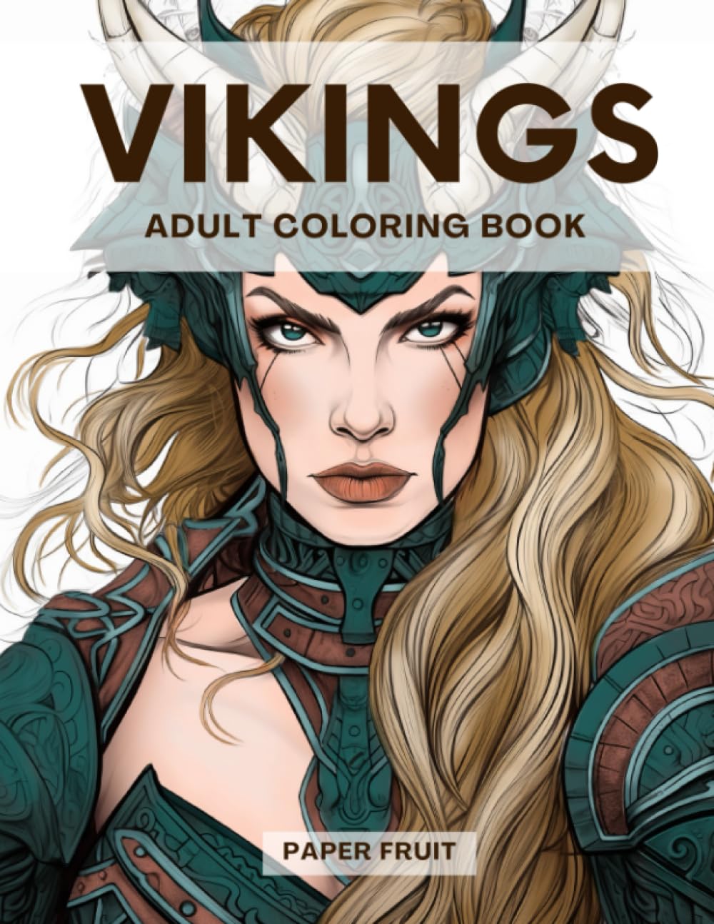 Amazon.com: Vikings Adult Coloring Book: Beautiful Fjords and Norse ...