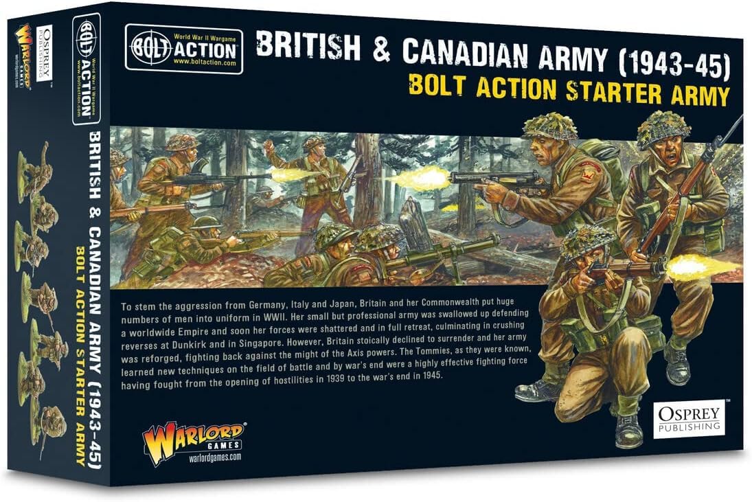Wargames Delivered Bolt Action Miniatures British And Canadian Army ...