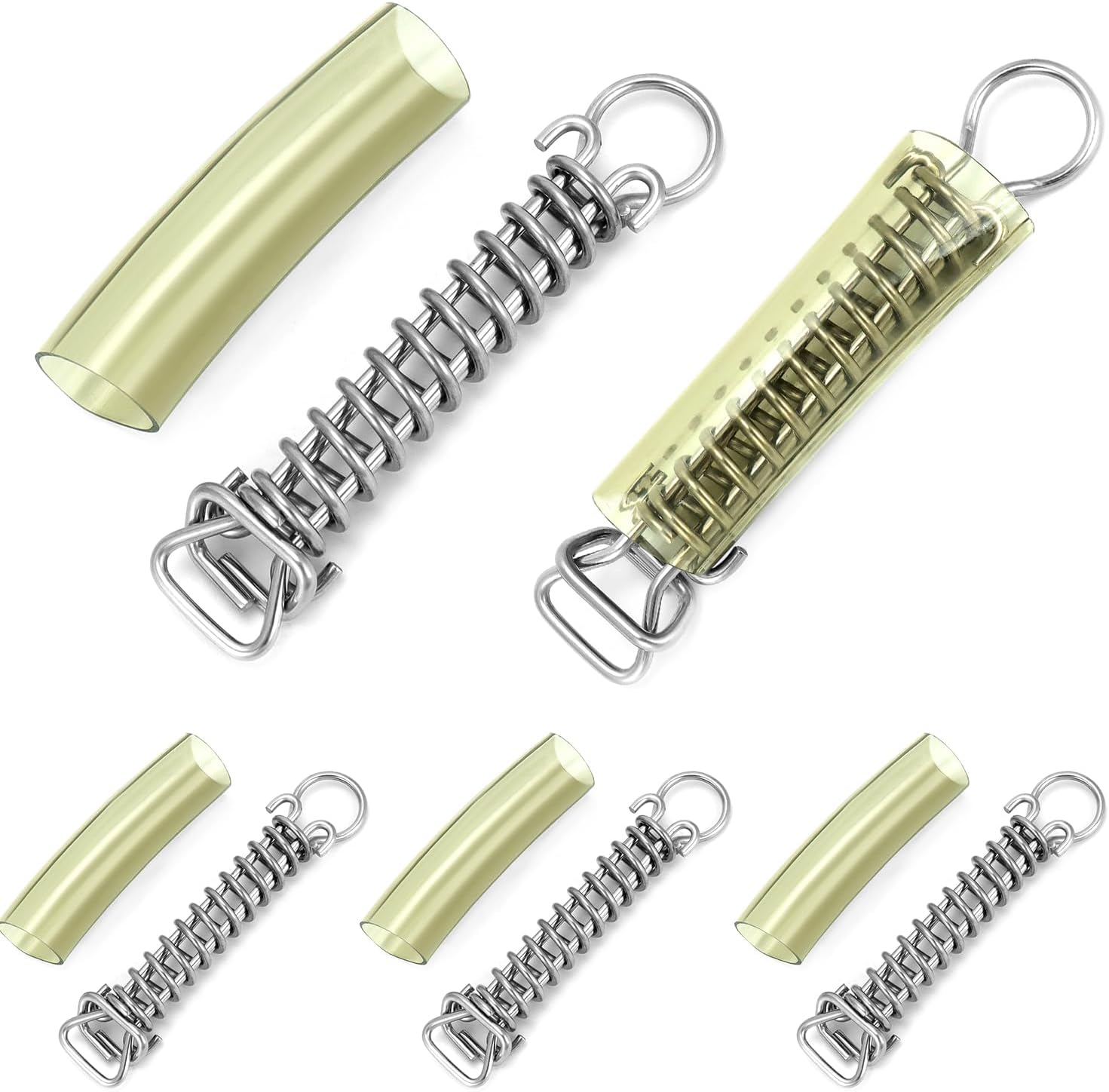Amazon.com : QWORK 304 Stainless Steel Pool Cover Springs - 7 Inch ...