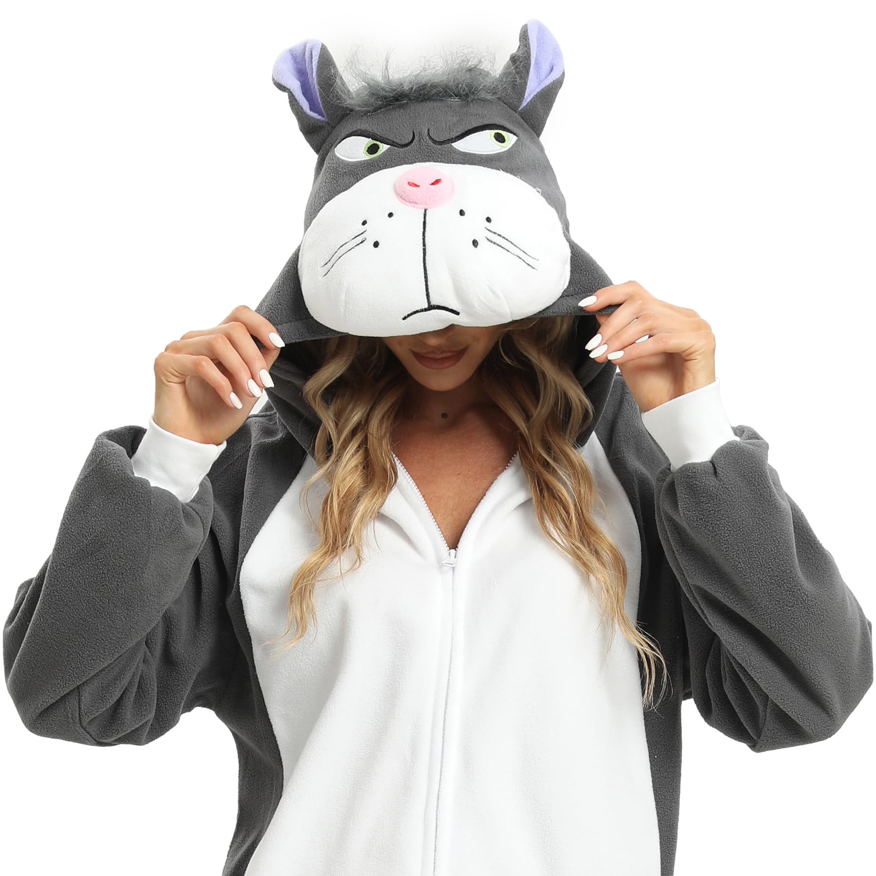 Snapklik.com : Unisex Adult Cat Onesie Costume Halloween Christmas One ...