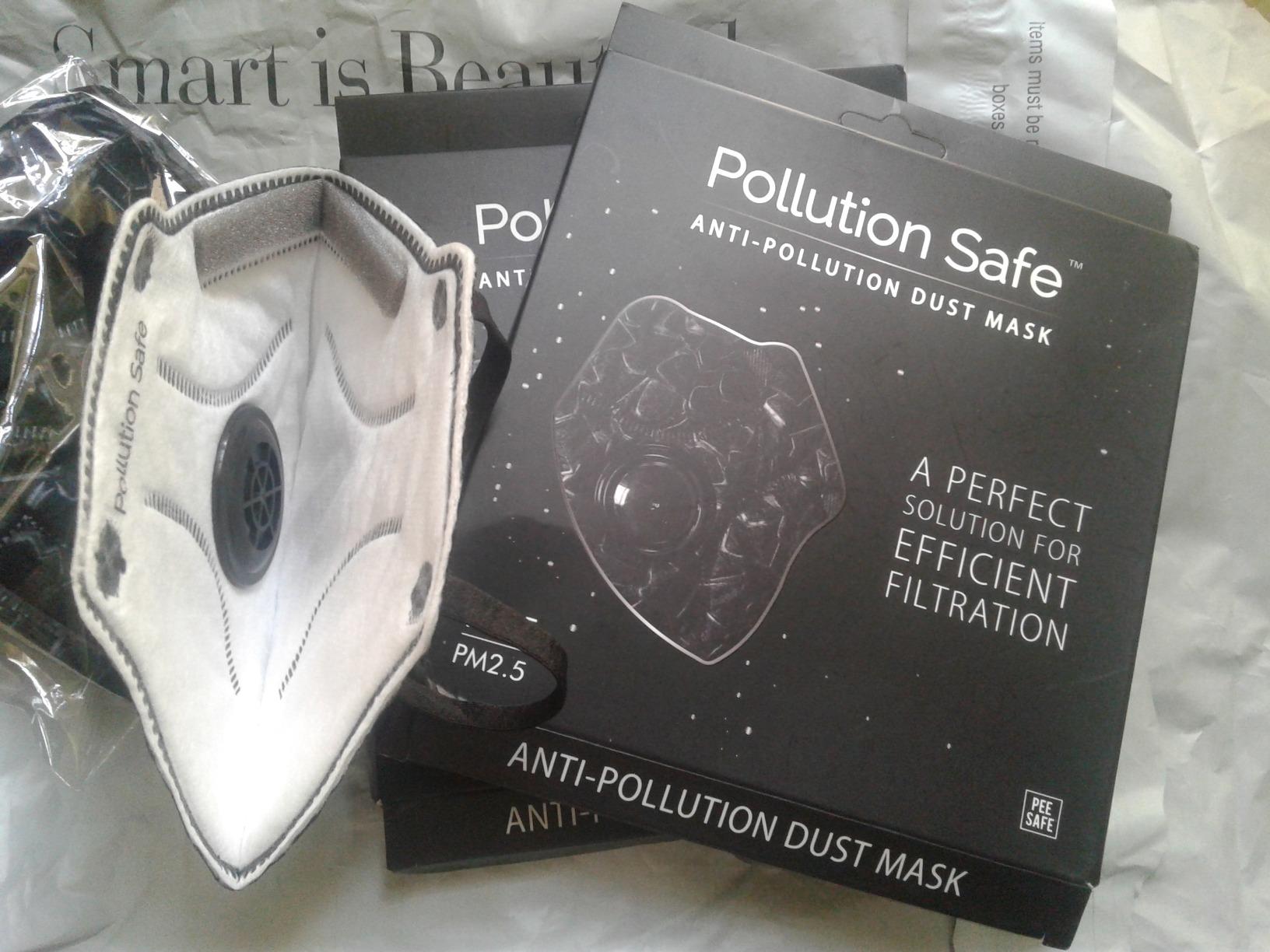 Pollution Safe Anti Pollution Dust Mask - 5 Ply Non-Medical Grade (Pack ...