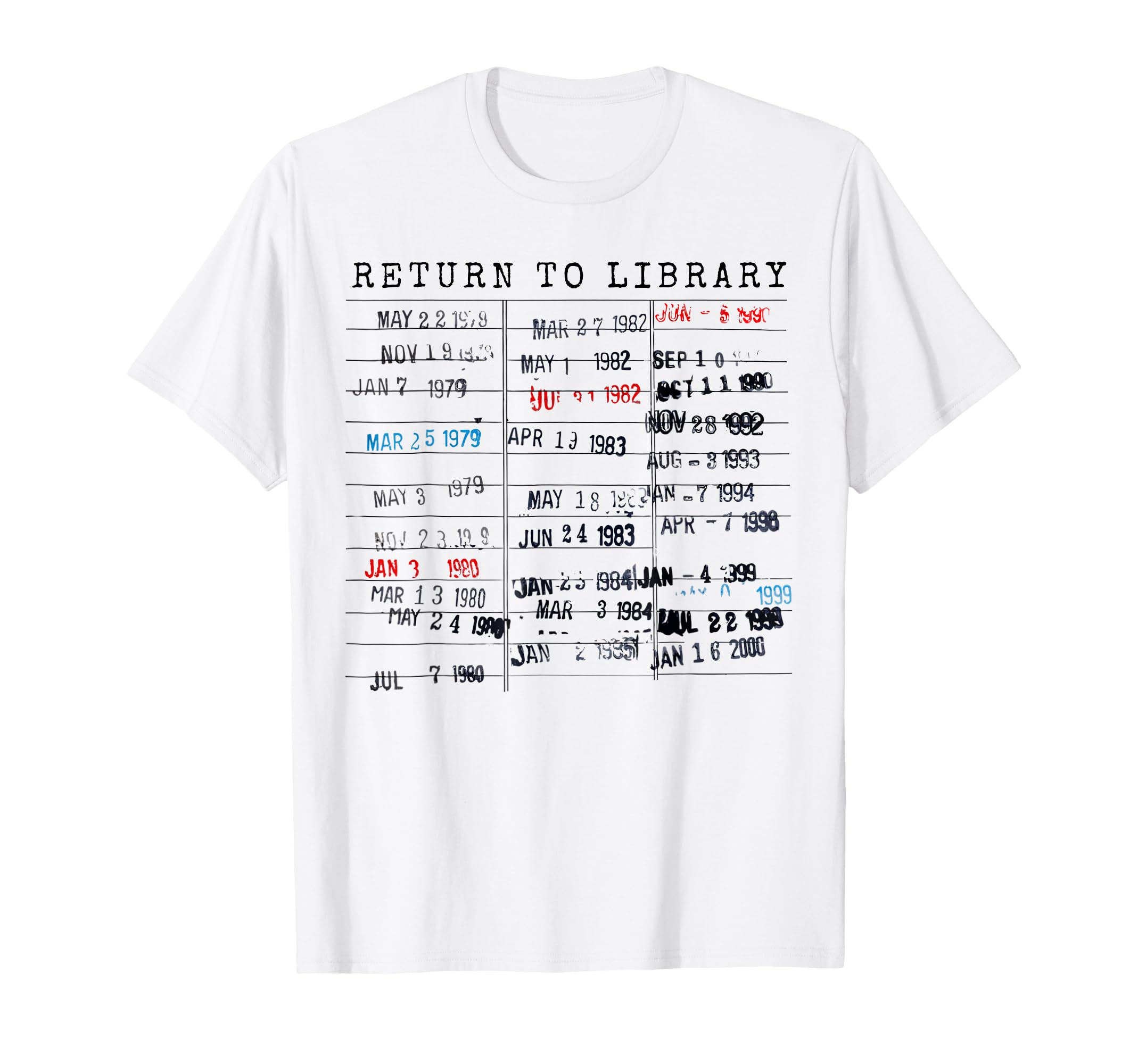 Amazon.com: Library Card Due Date Stamp Book Lover Reading Vintage Read ...