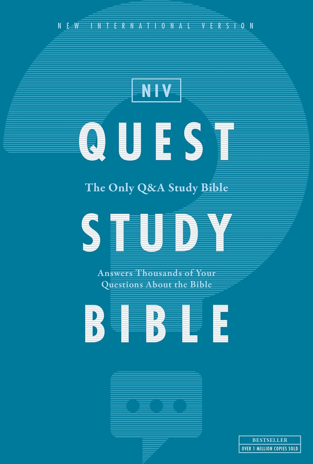 NIV, Quest Study Bible, Hardcover, Blue, Comfort Print: The Only Q and ...