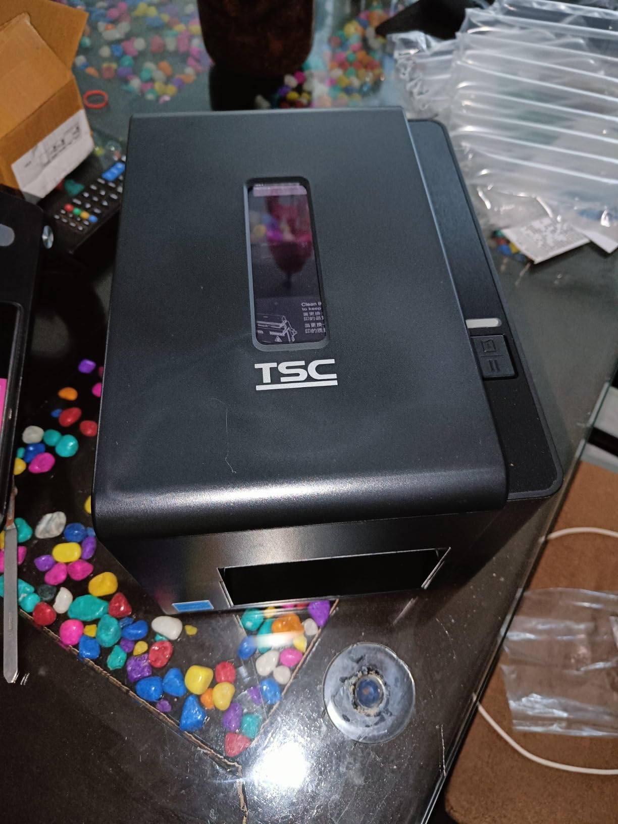 TSC TE 244 Barcode Monochrome Printer, Black : Amazon.in: Industrial ...