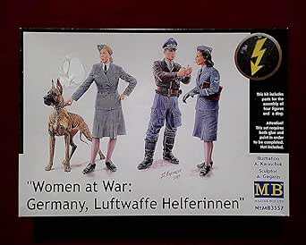 Amazon.co.jp: Master Box 3557 1/35 Luftwaffe - 2 Female Auxiliaries ...