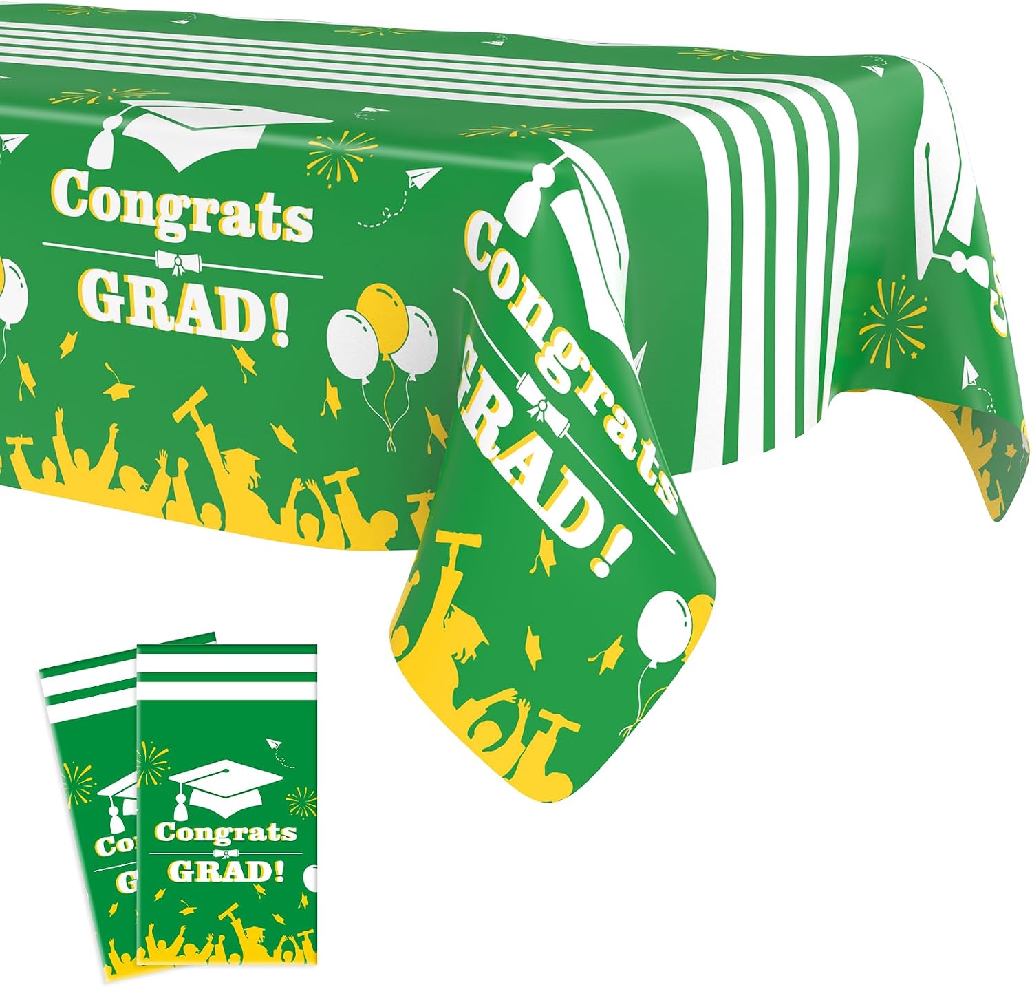 Amazon.com: ChicQuench Graduation Party Decorations - 2 Pcs 54'x108 ...