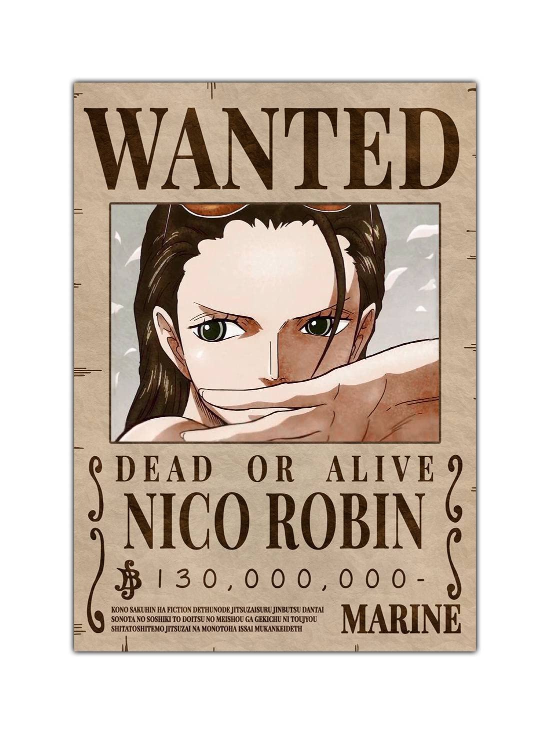 Buy One Piece Anime Nico Robin Wanted Bounty Online at desertcartINDIA