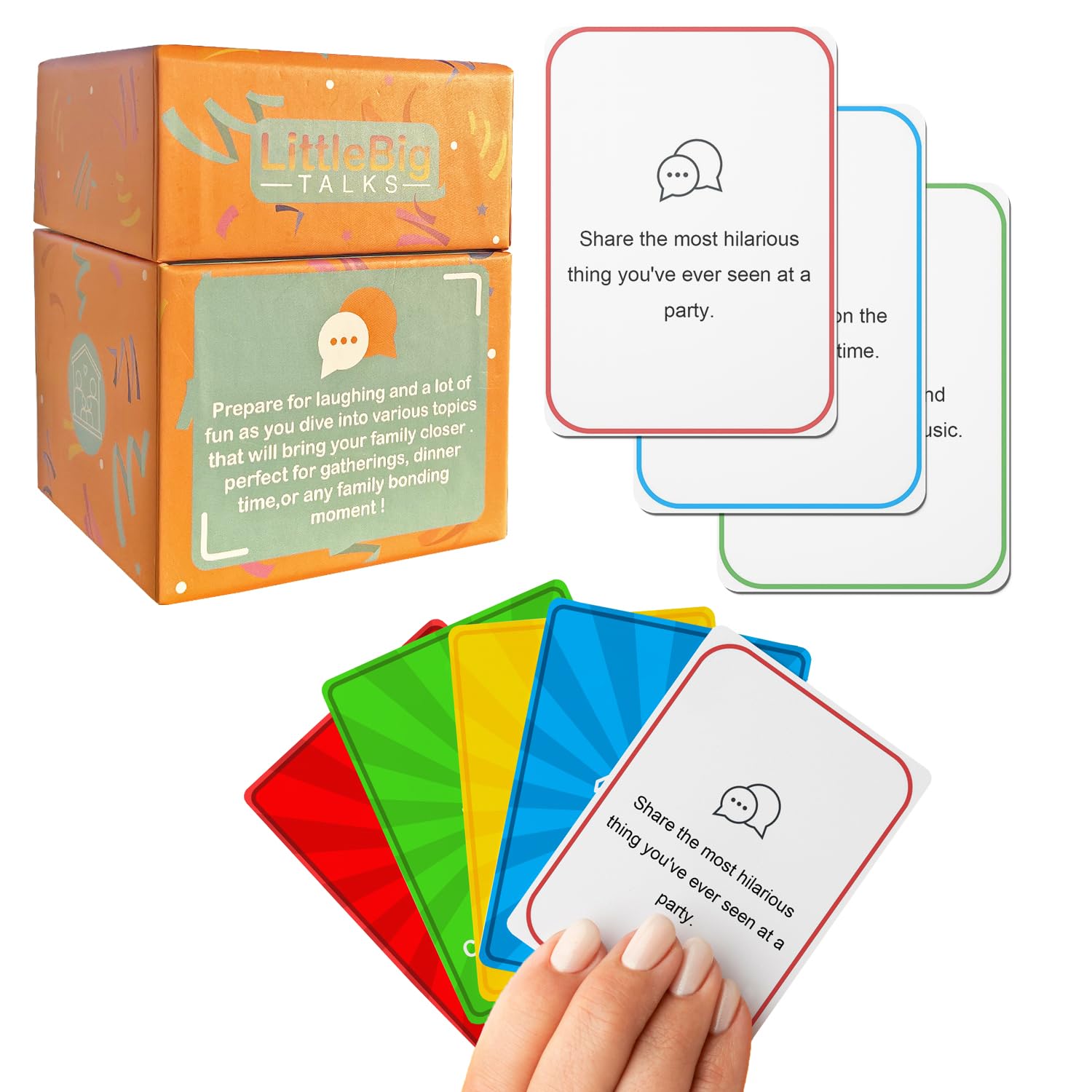 Amazon.com: Auroscent Interactive Family Conversation Cards for Quality ...